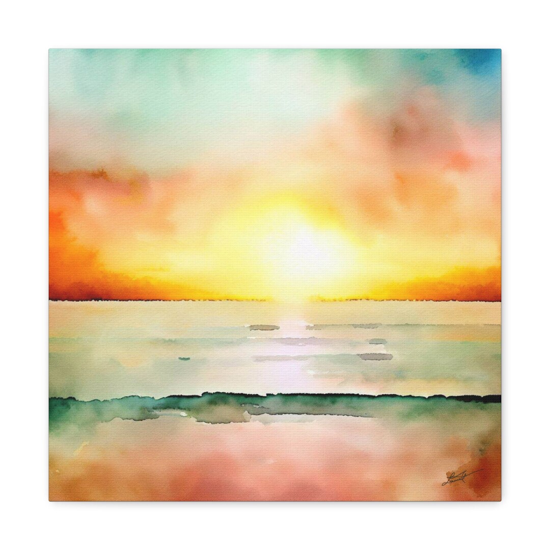 Watercolor the Sun's Gift Collection Piece 1, a Watercolor Art Print by ...