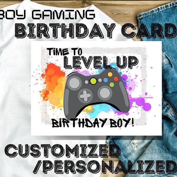 Teen Boy Card - Etsy