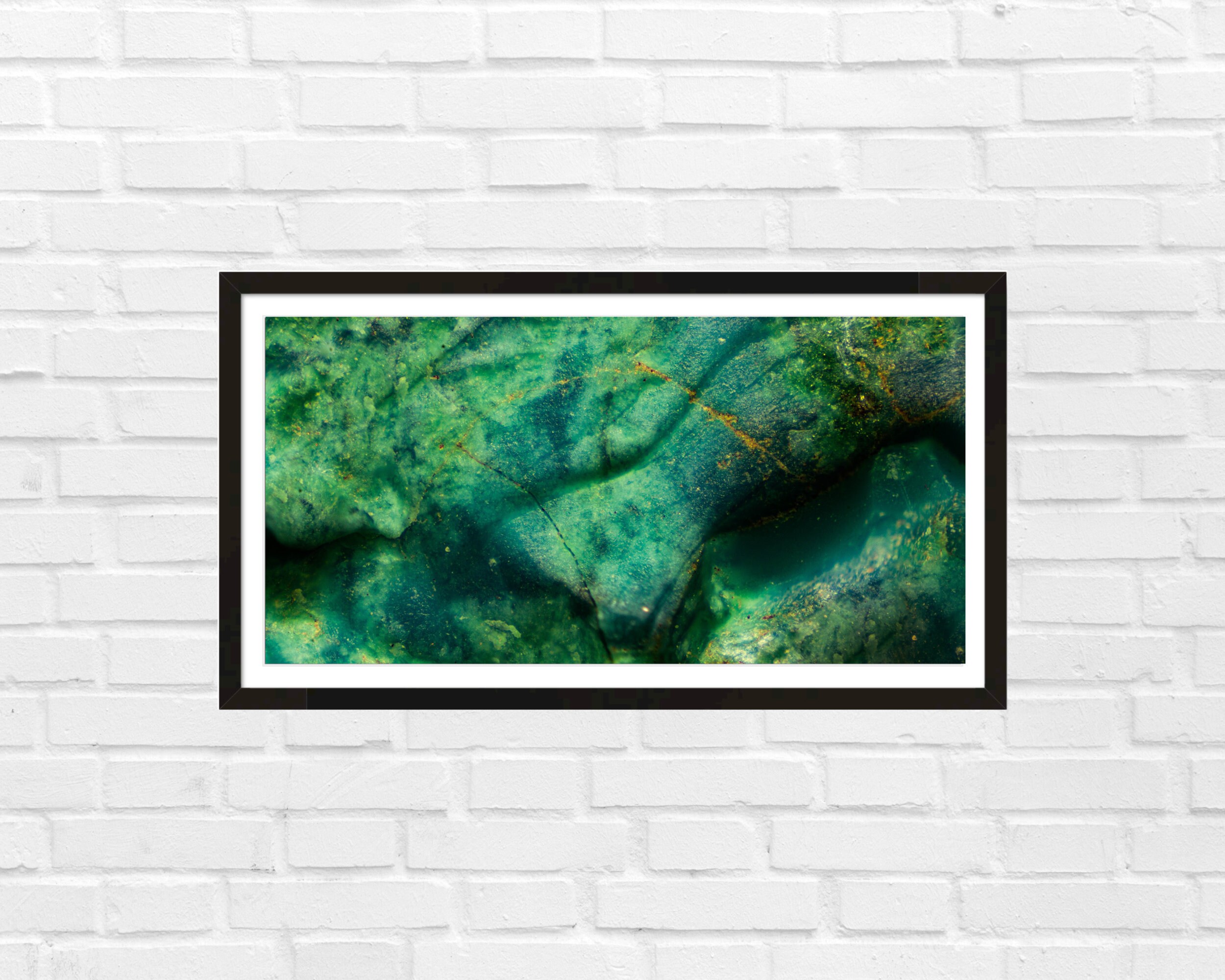 Copper Sulfate Rock Print Microscope Art Unique Gift for Science and ...