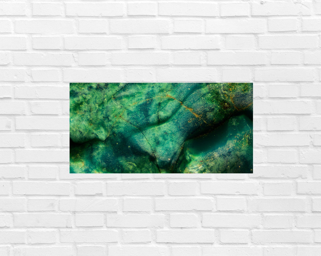 Copper Sulfate Rock Print Microscope Art Unique Gift for Science and ...