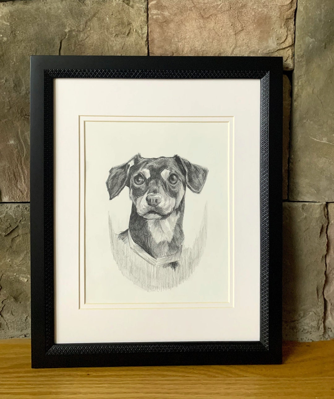 Custom Graphite Pet Portrait Sketch - Etsy