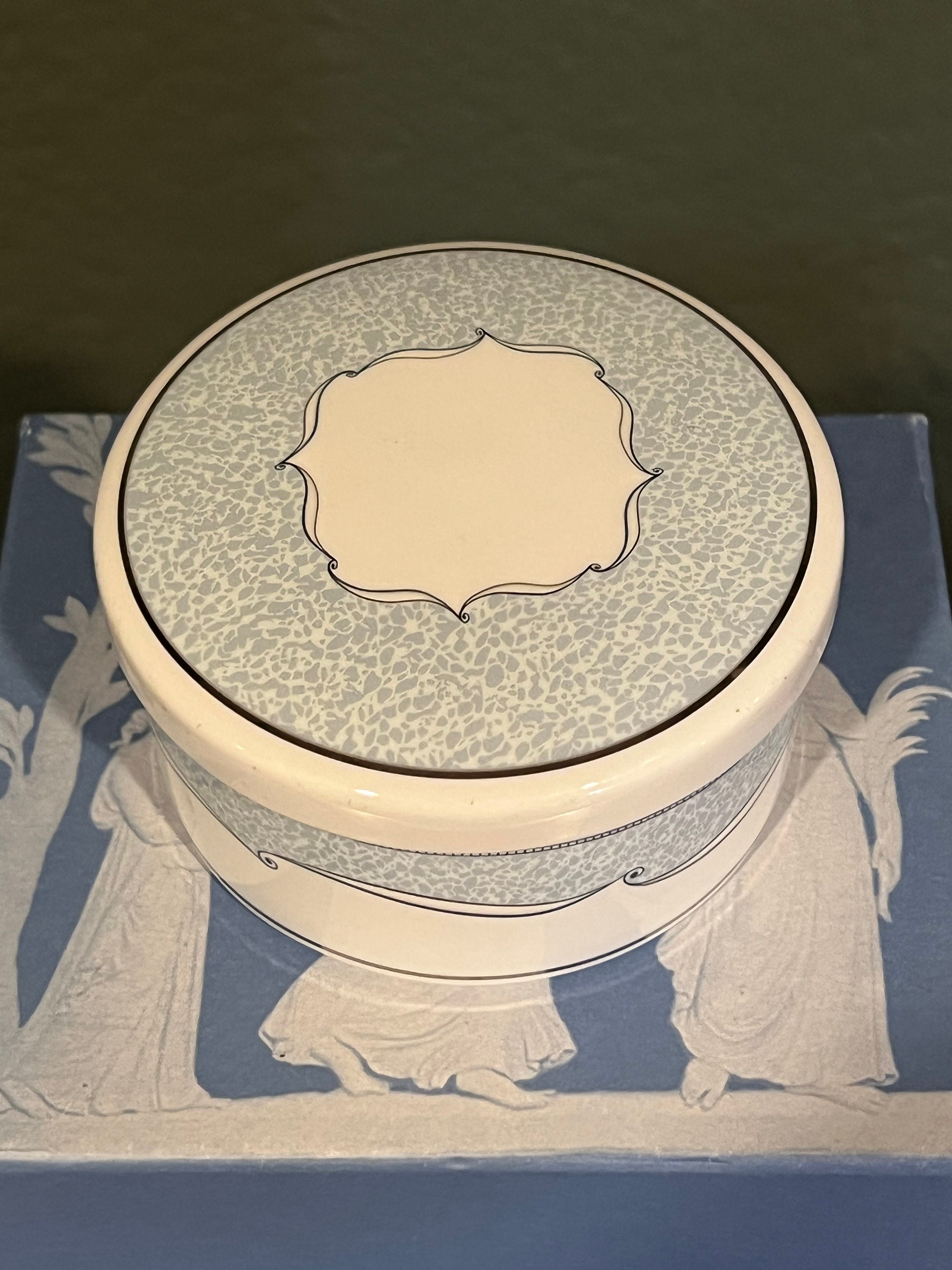 Wedgewood Bone China Lidded Trinket Box IOB - Etsy
