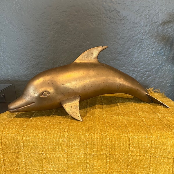 Brass Dolphins - Etsy