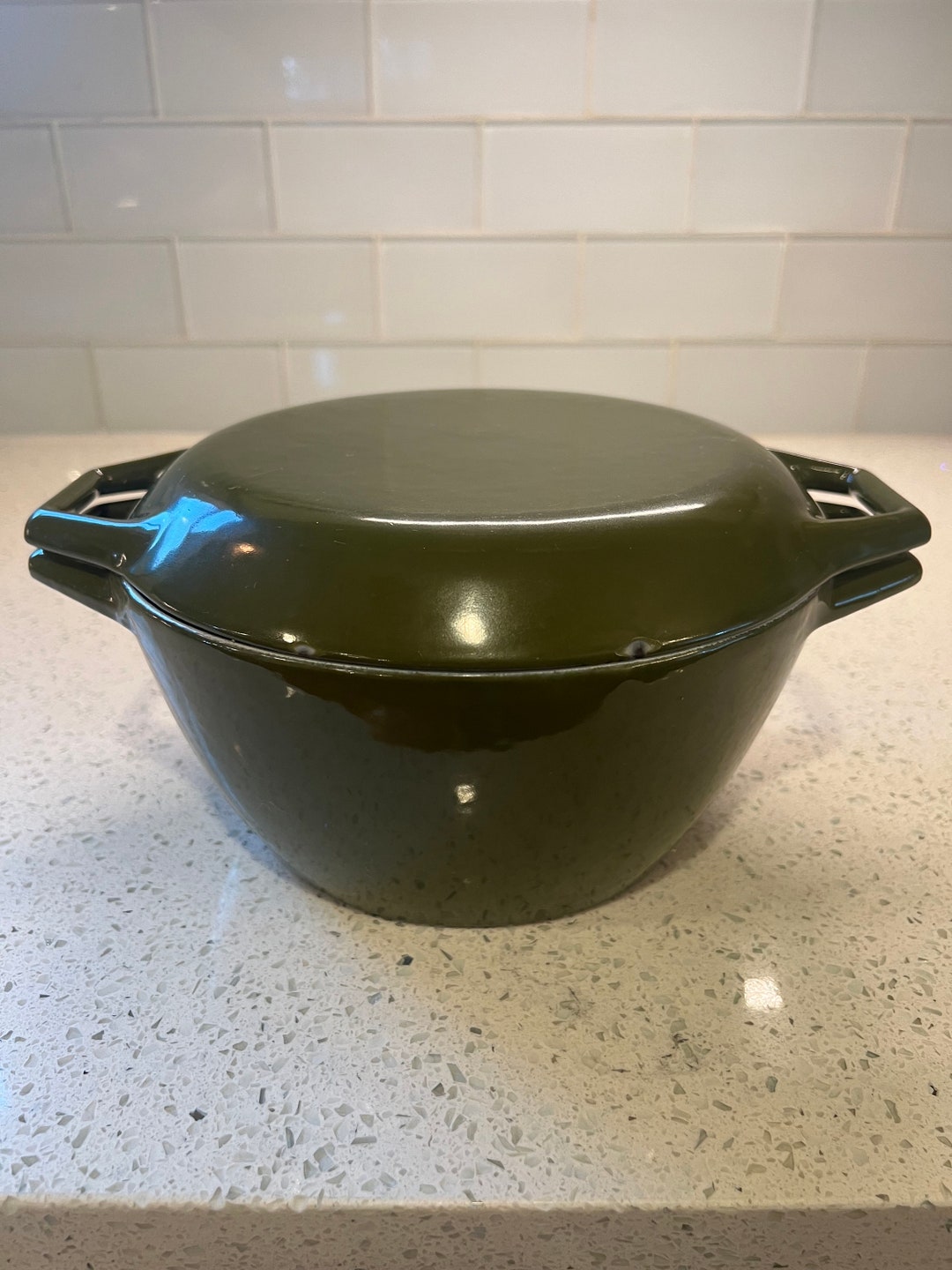 Vintage Copco Michael Lax Denmark D2 Cast Iron Enamel 2.5 Qt. Dutch ...