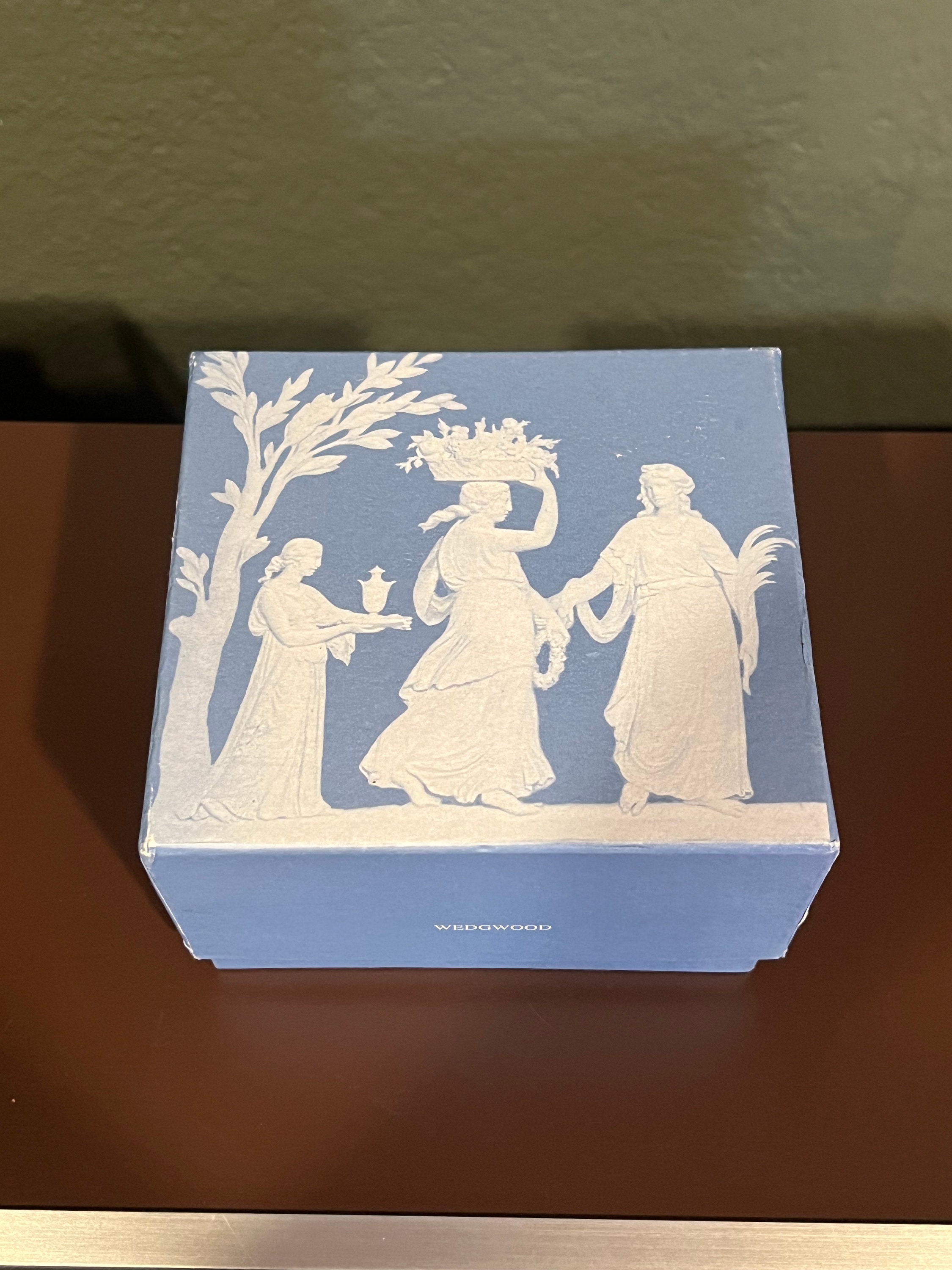 Wedgewood Bone China Lidded Trinket Box IOB - Etsy