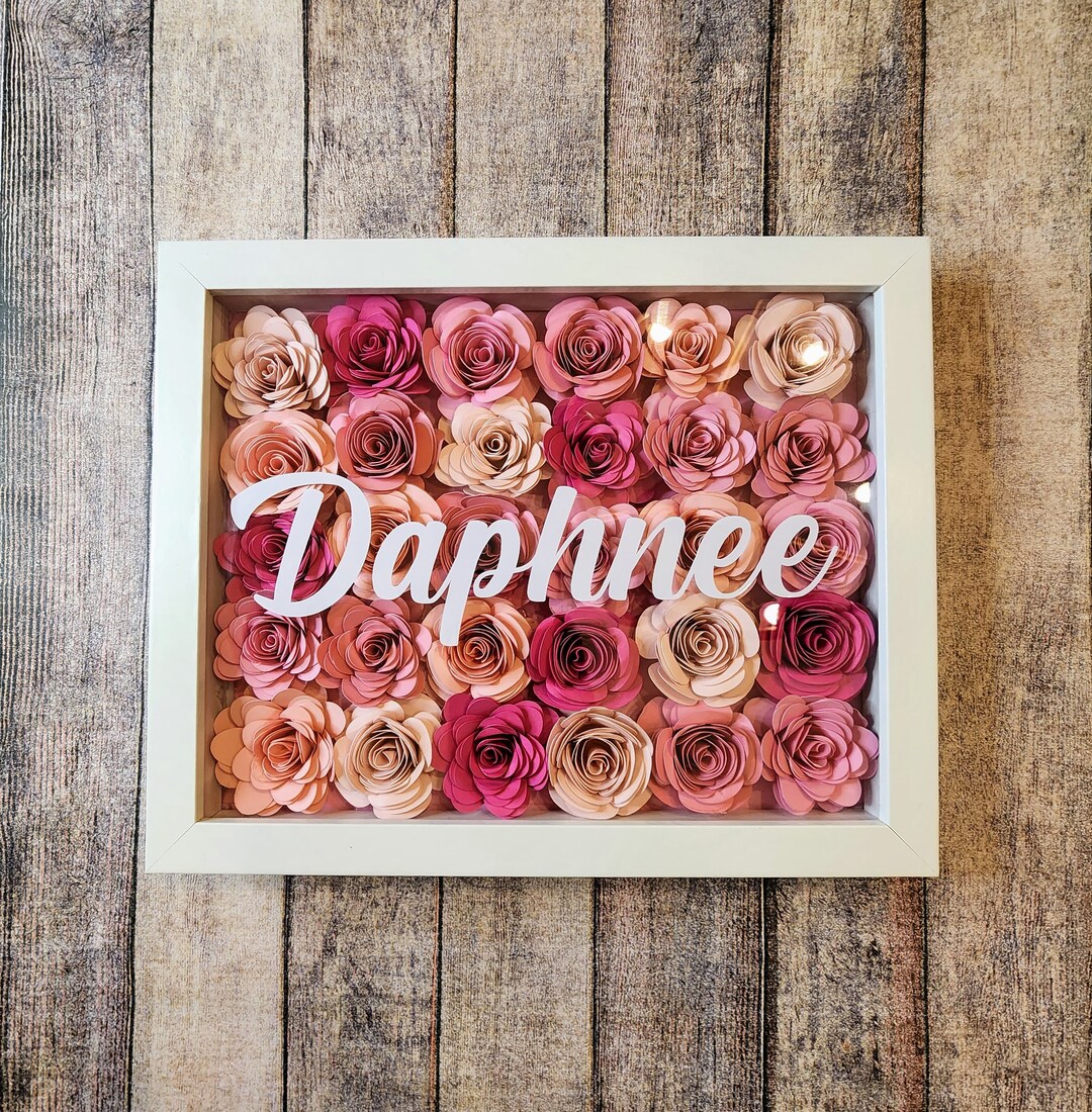 Floral Shadow Box - Etsy