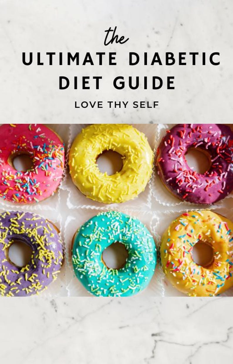 The Ultimate Diabetic Diet Guide - Etsy