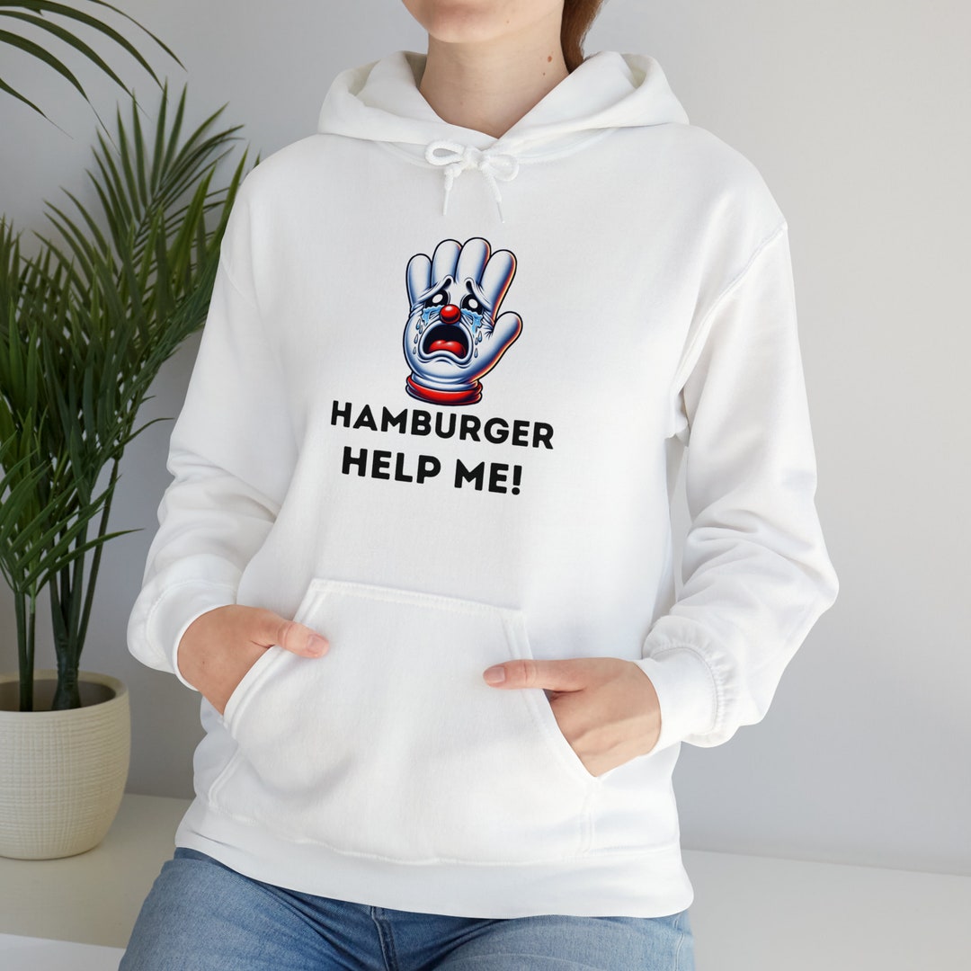 Hamburger Help Me Unisex Heavy Blend™ Hooded Sweatshirt - Etsy