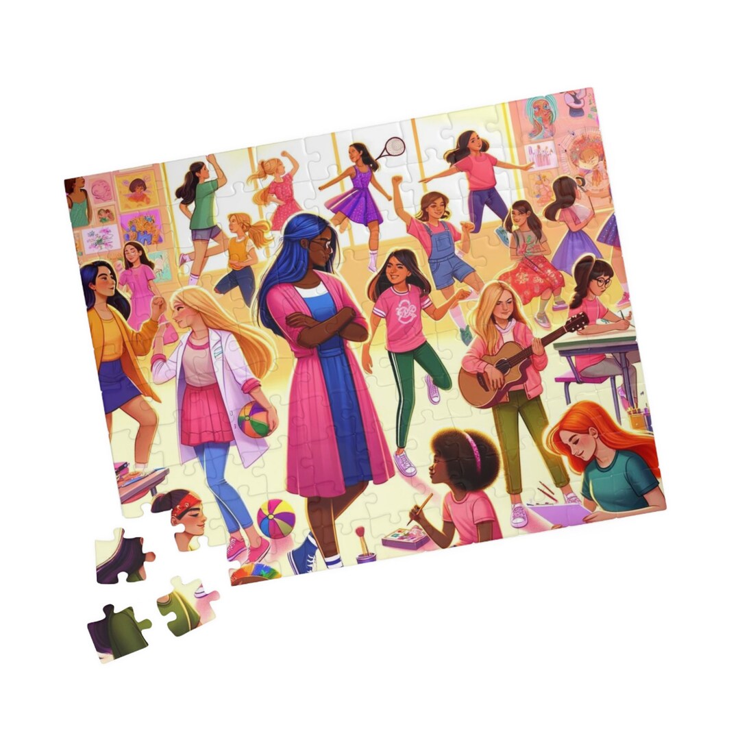 Girl Power Spectrum - Inspirational Women Puzzle (110, or 252 Piece) - Etsy