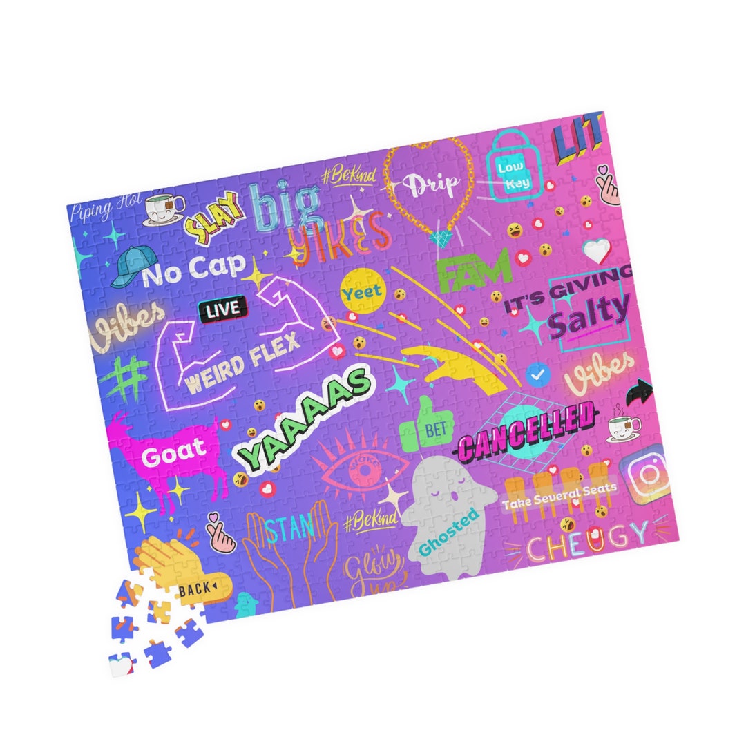 Gen Z Slang - Puzzle Gift (110, 252, 500, 1014-piece) - Etsy