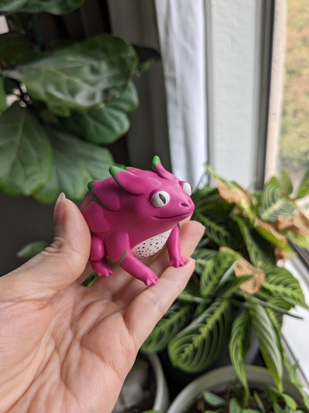 Dragon Fruit Frog Chubby Desk Pet Pitaya - Etsy
