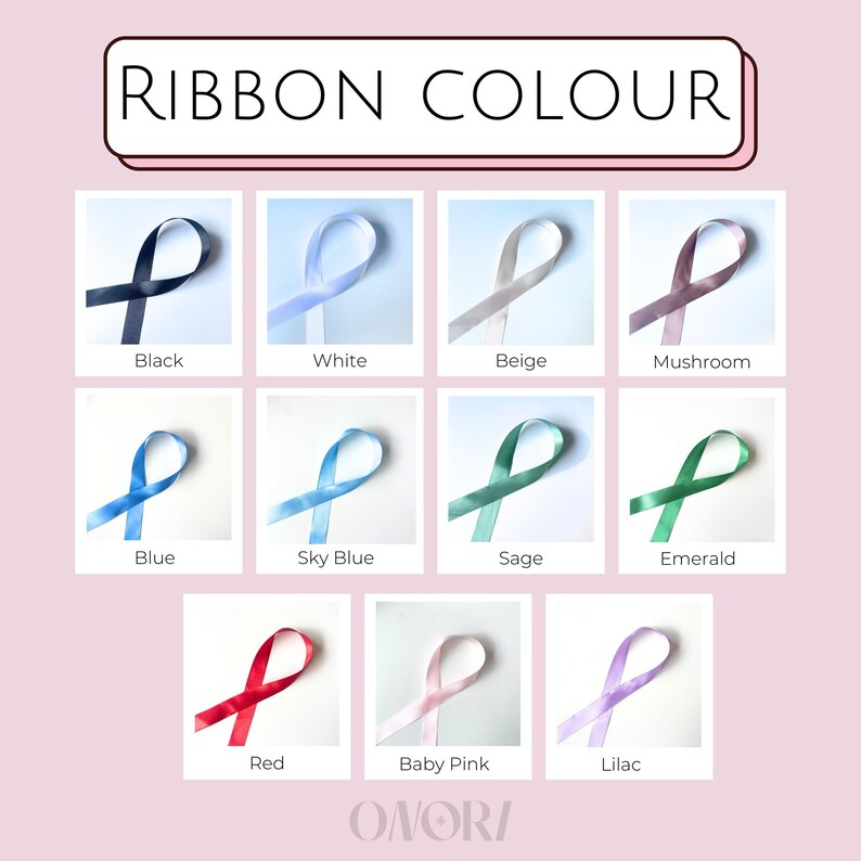 Custom Ribbon With Name and Initial Wedding Name Place Card Seating ...