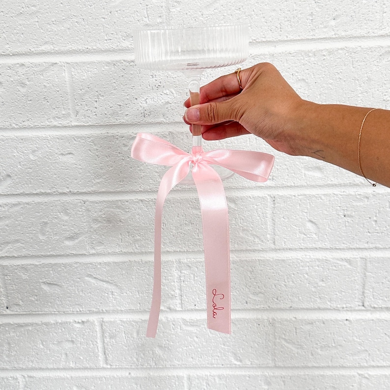 Custom Name Ribbons for Galentines Day Outdoor Picnic Decor for Special ...