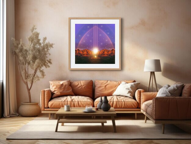 Sedona Temple of Light Print - Etsy