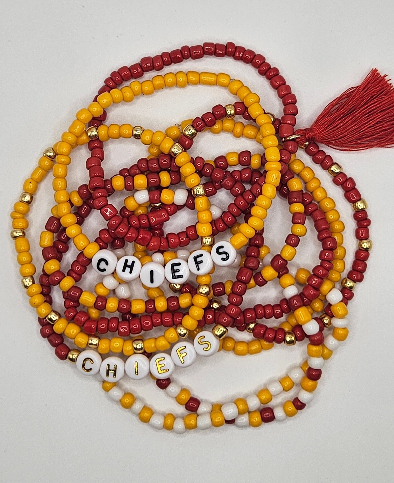 Chiefs Bracelet: Kansas City Football, Friendship Style - Etsy