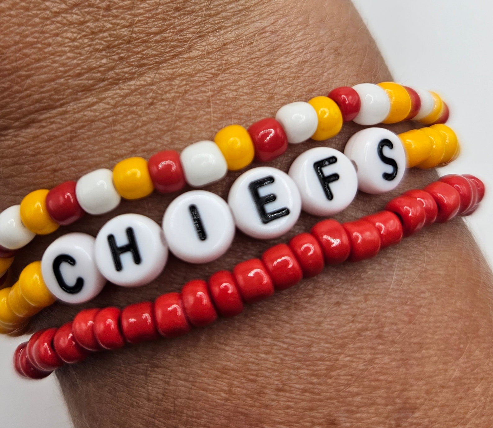 Chiefs Bracelet: Kansas City Football, Friendship Style - Etsy