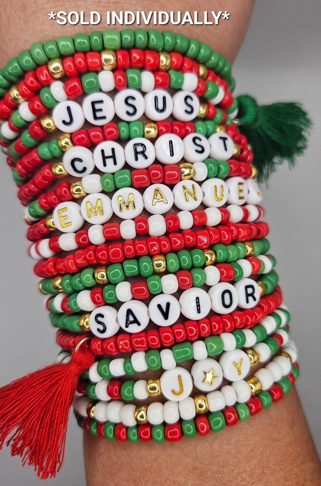 CHRISTMAS Bracelets CHRISTIAN Gift Bracelets Christmas Friendship ...