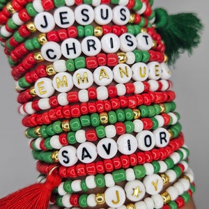 CHRISTMAS Bracelets CHRISTIAN Gift Bracelets Christmas Friendship ...