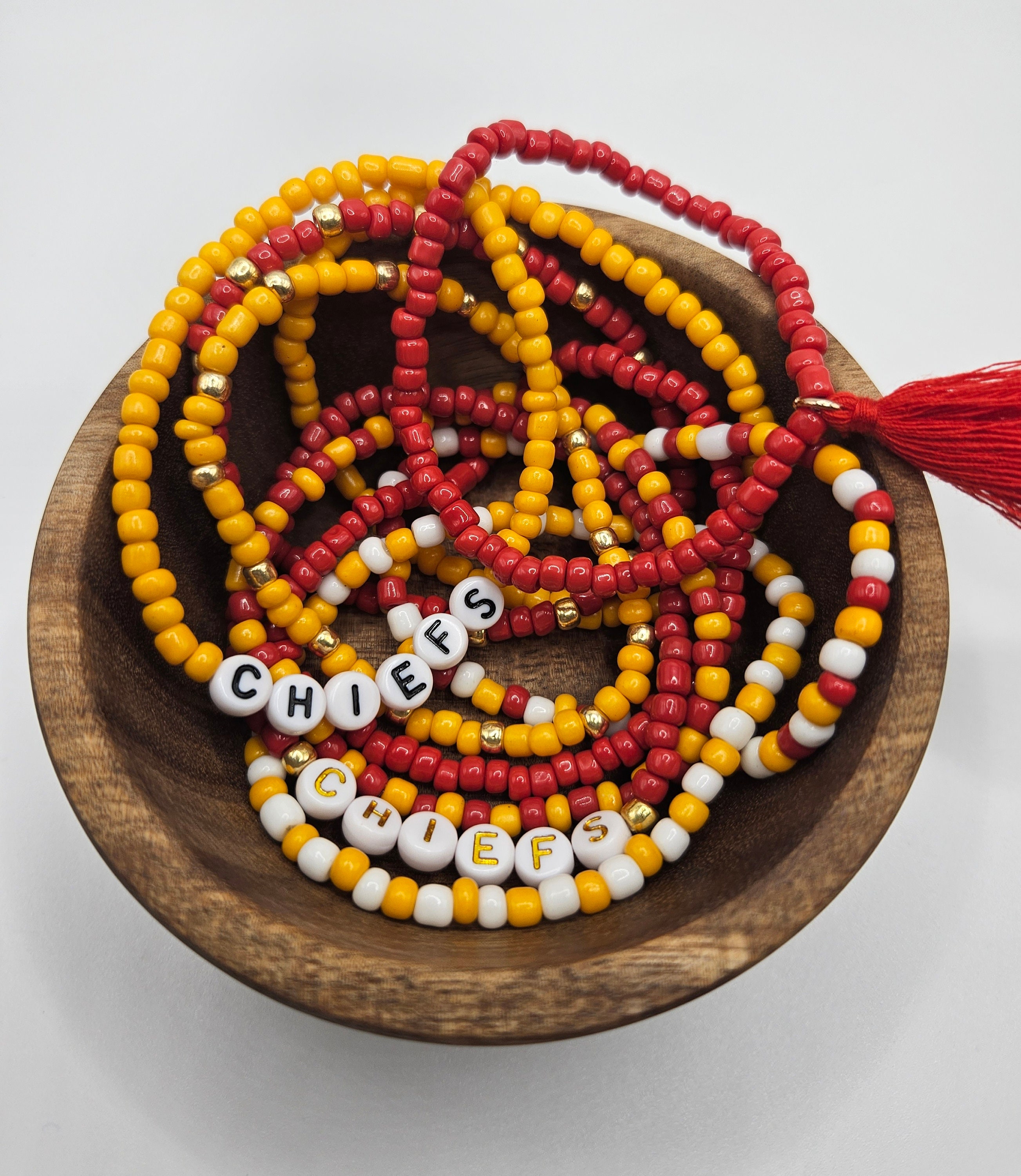 Chiefs Bracelet: Kansas City Football, Friendship Style - Etsy