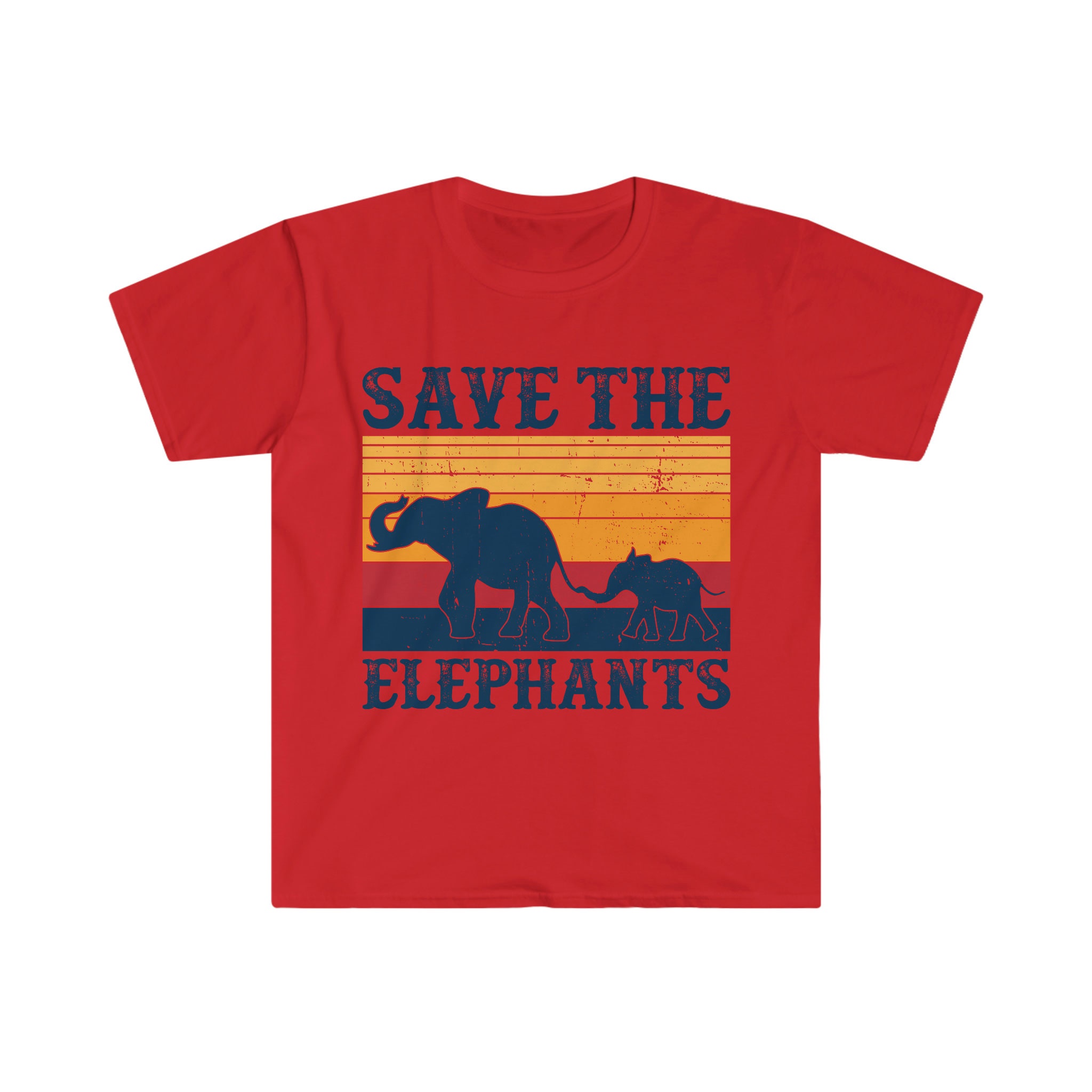 Save the Elephant Wildlife Conservation T-shirt Christmas T-shirt - Etsy