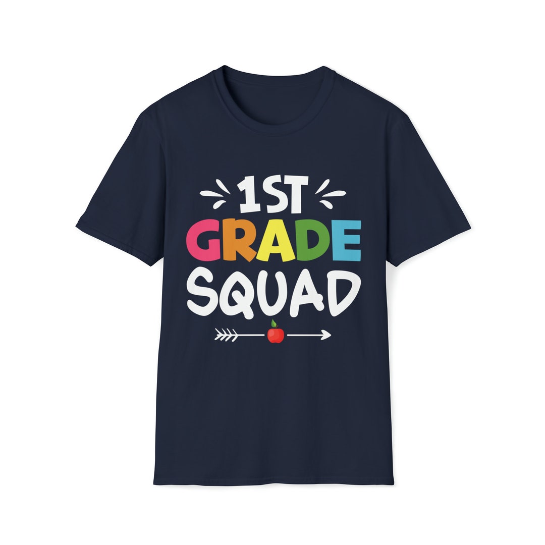 1st Grade Squad - Fun and Educational T-shirt for Kids | Christmas T ...