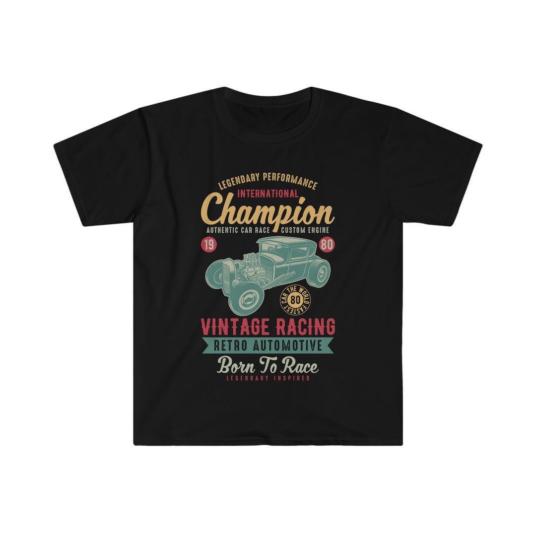 Vintage Racing T-shirt - Retro Style for Auto Racing Fans | Christmas T ...