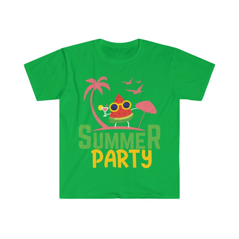 Vibrant Summer Party T-shirt - Embrace the Sunny Vibes | Christmas T ...