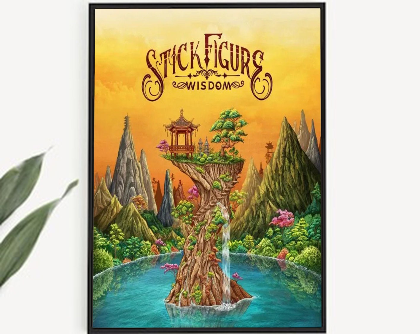 Stick Figure - Wisdom Poster sold by Late French Guiana Emerald | SKU ...