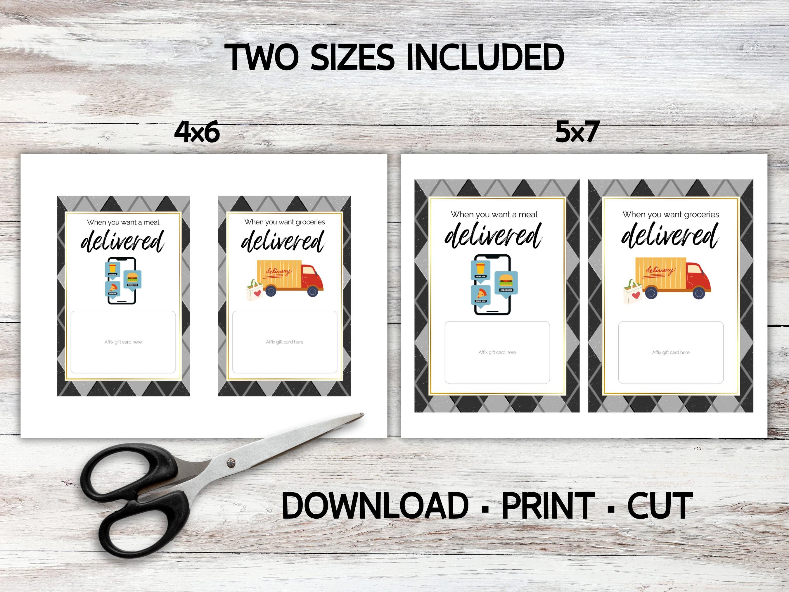 Graduation Gift Card Book Editable Grad Gift Card Holder, Last Minute ...