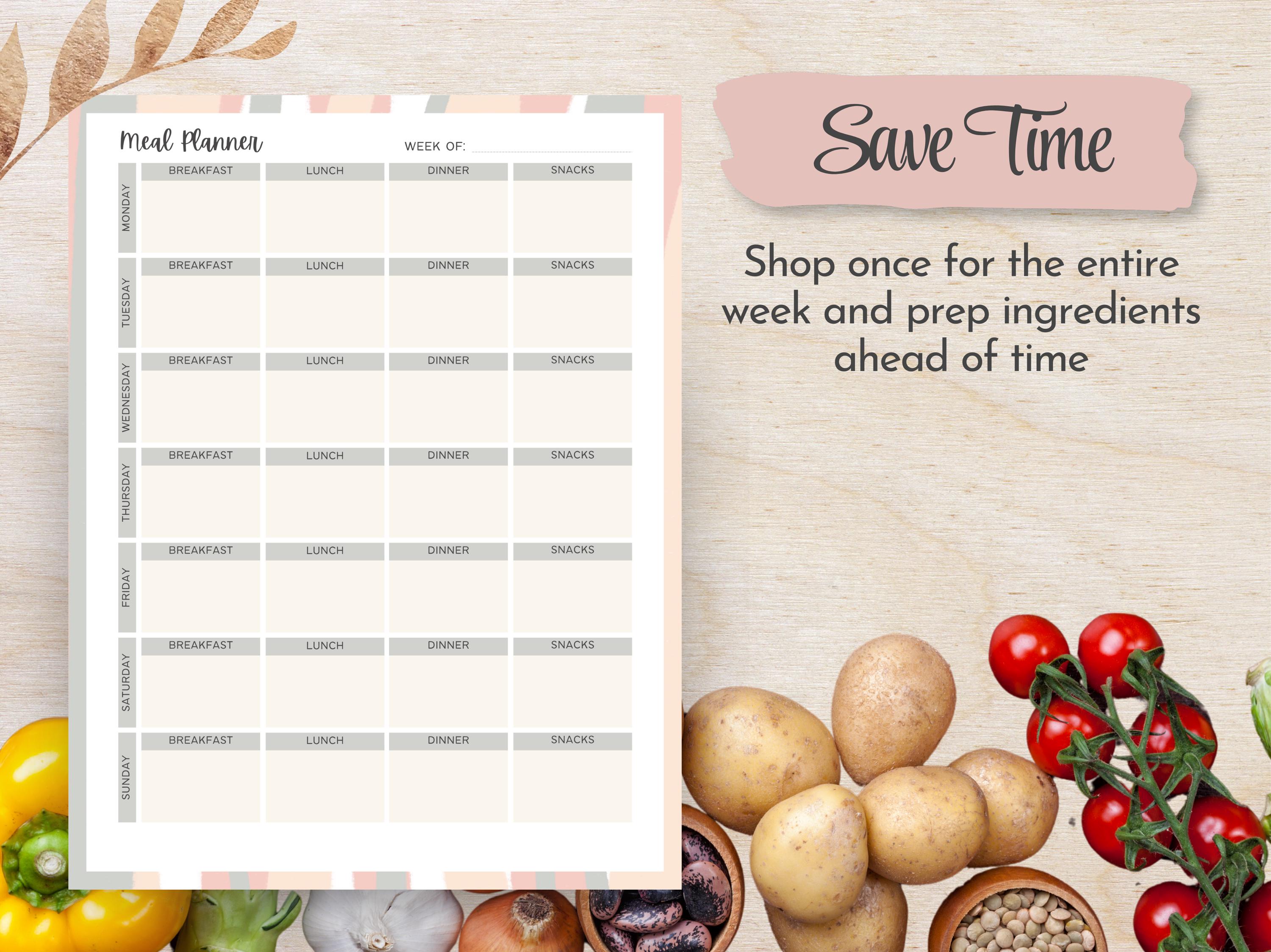 Ultimate Meal Planner Bundle | Meal Prep Planner | Meal Planning PDF ...