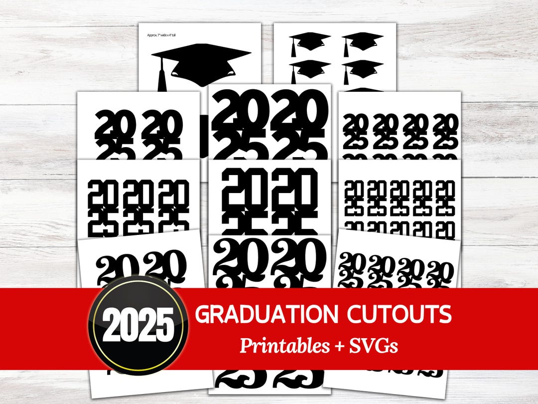Graduation Decorations 2025 for Tables, Class of 2025 Grad Decor, 2025 ...