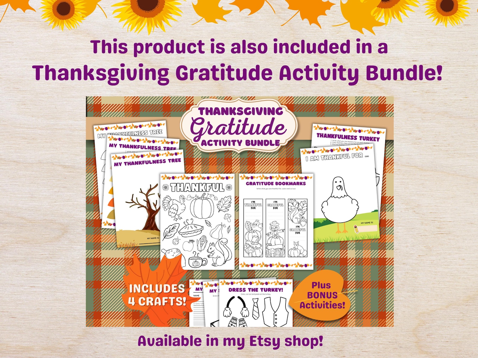 Thankfulness Turkey Printable PDF, Kids Craft for Thanksgiving ...
