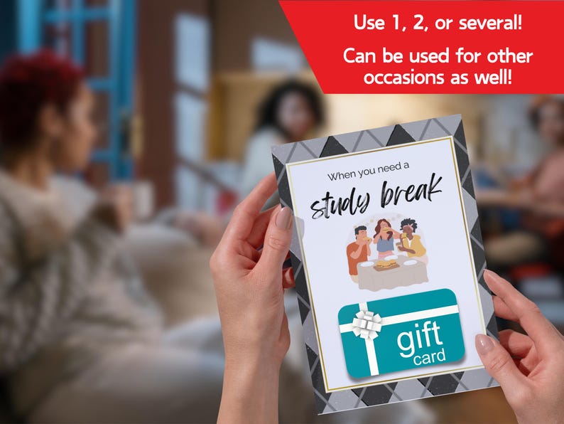 Graduation Gift Card Book Editable Grad Gift Card Holder, Last Minute ...