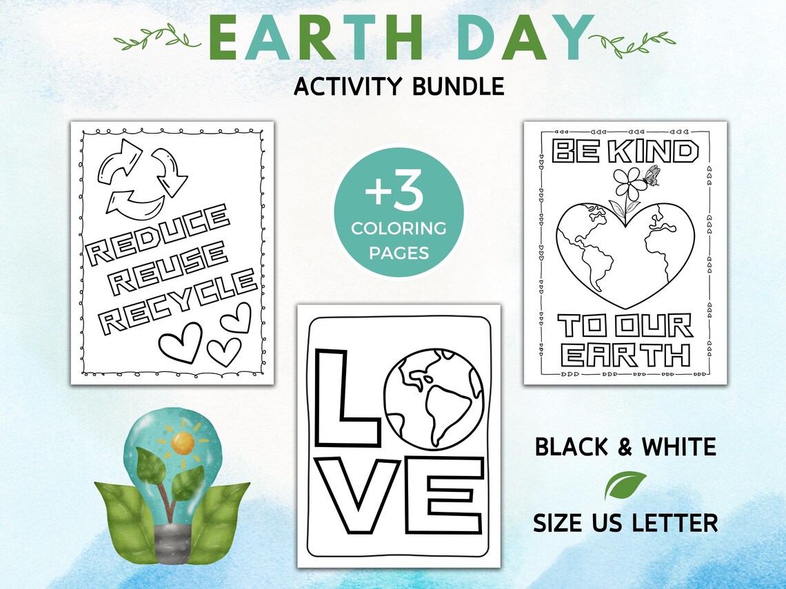 Earth Day Printable Games for Kids Earth Day Activities, Preschool ...