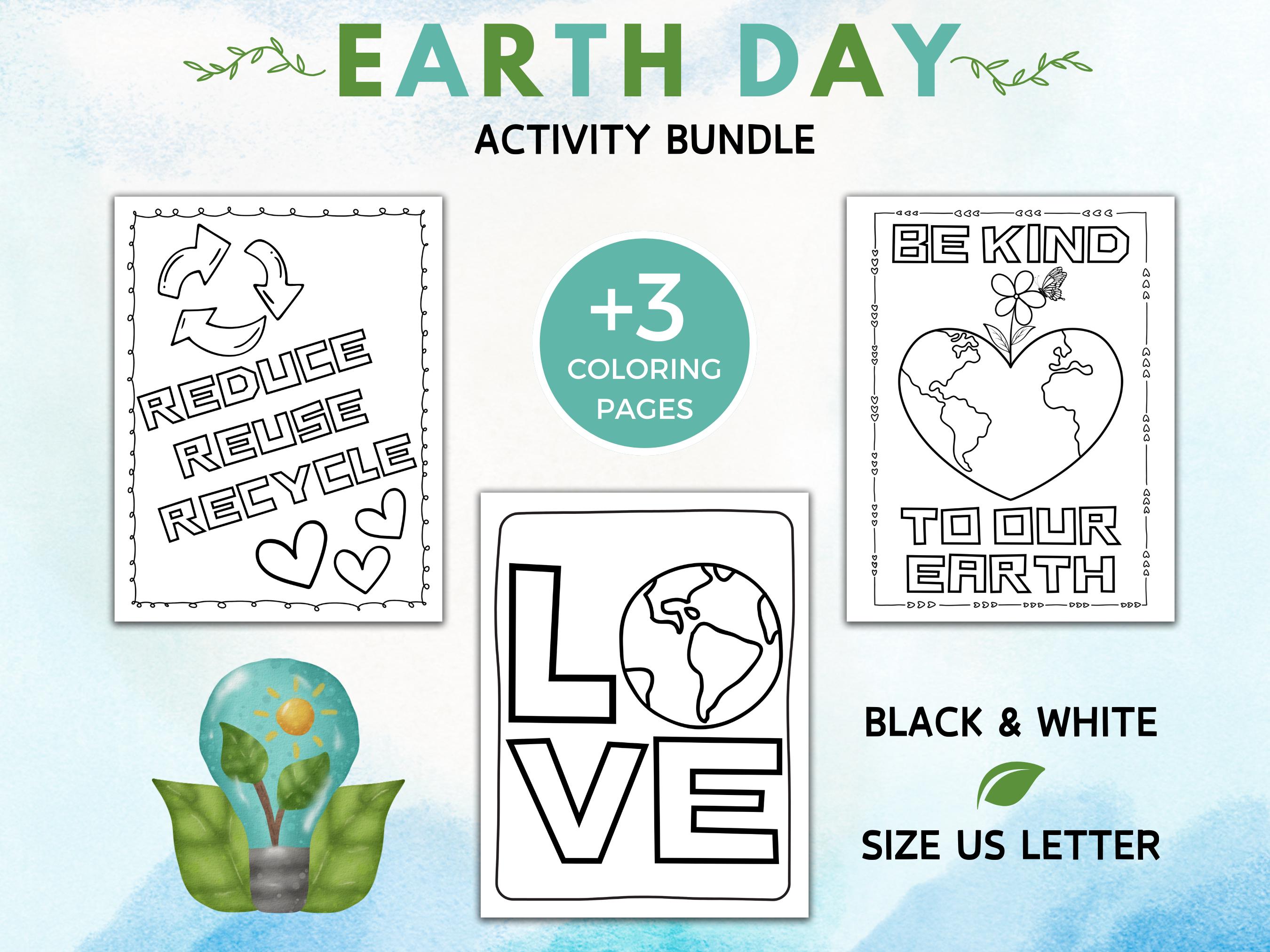 Earth Day Printable Games for Kids Earth Day Activities, Preschool ...