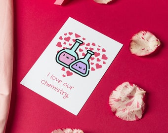 Printable Science Valentine's Card - Etsy
