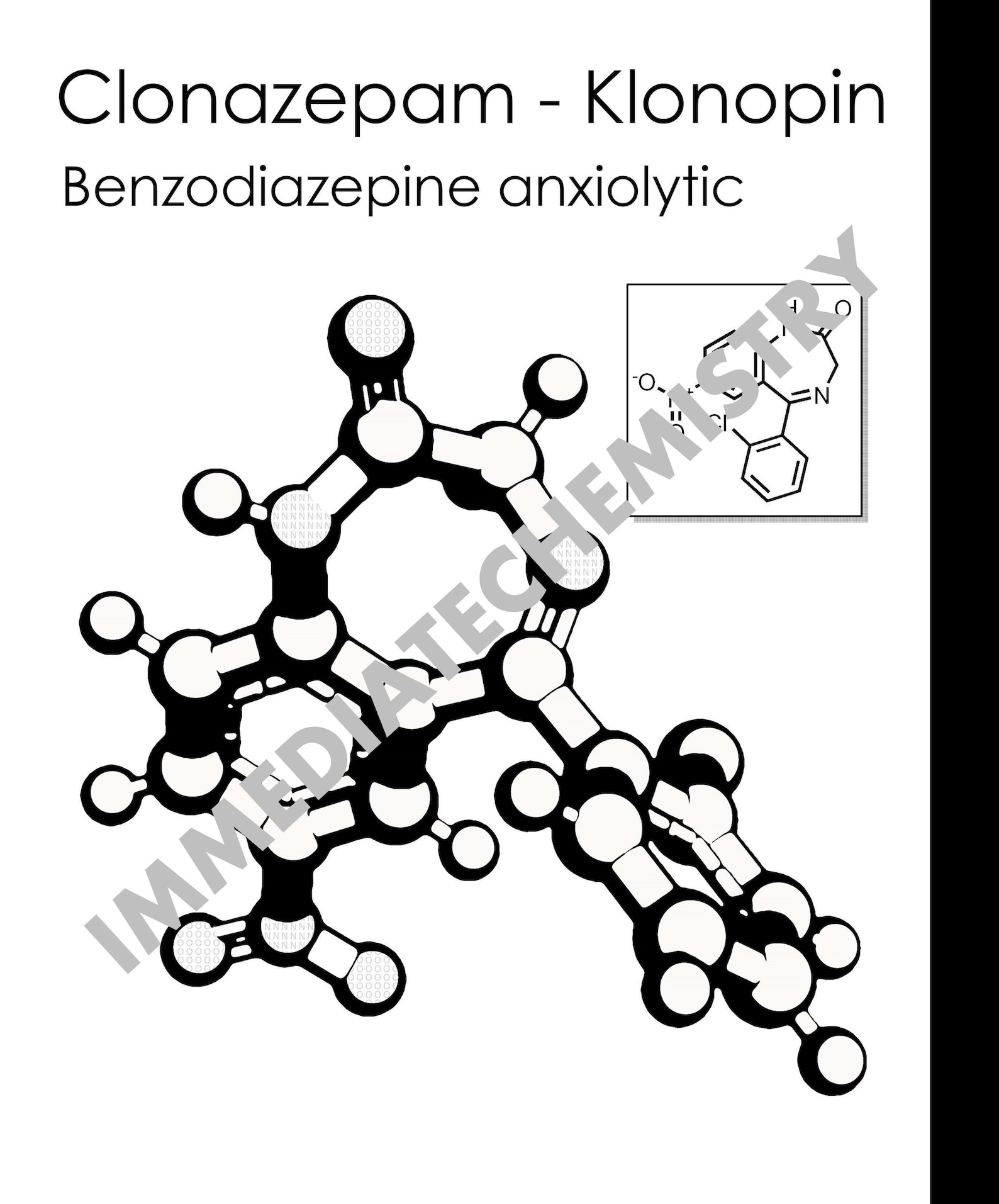 Printable Coloring Pages: Drug Molecules, Set 1 (anxiety/depression) - Etsy