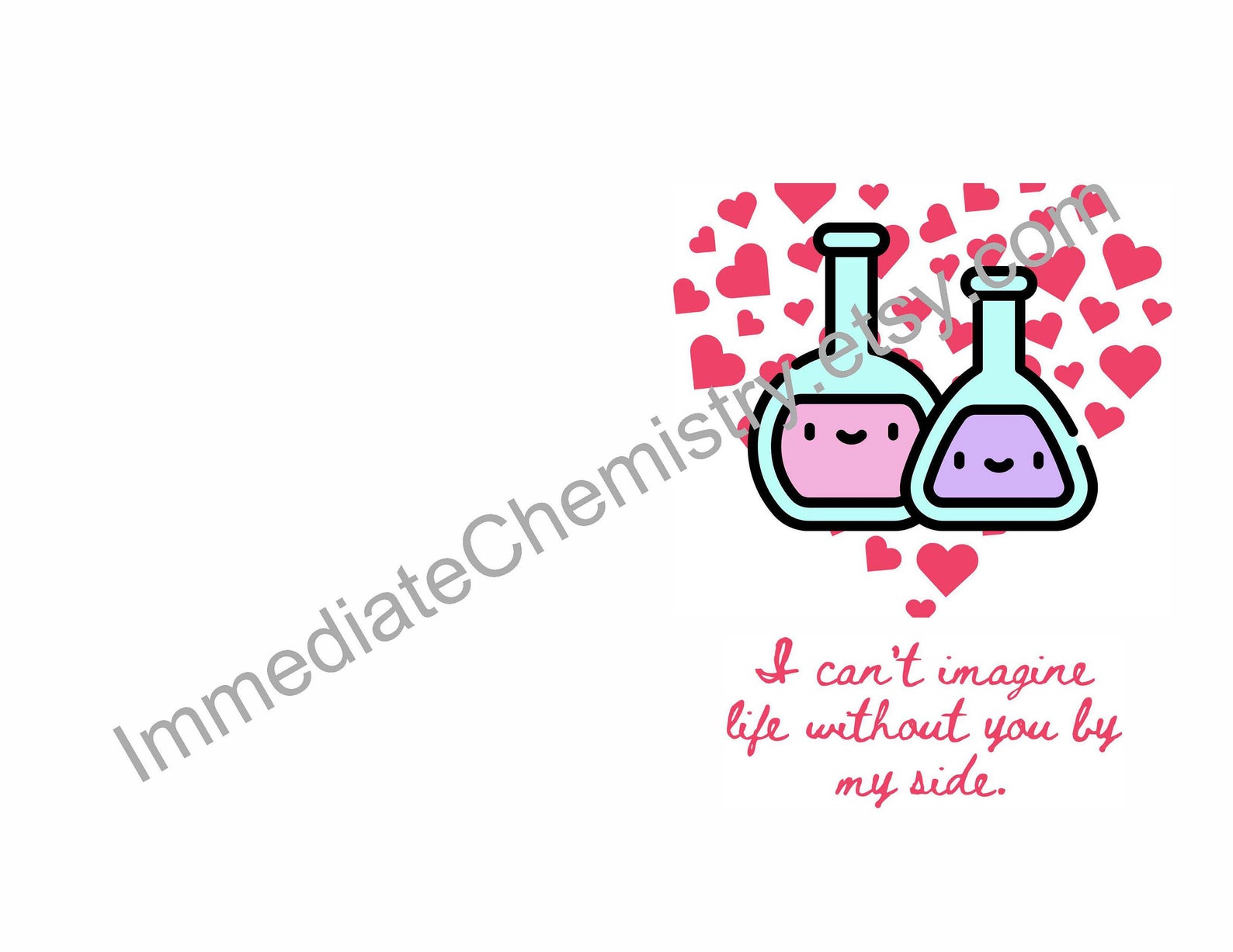 Printable Science Valentine's Card - Etsy