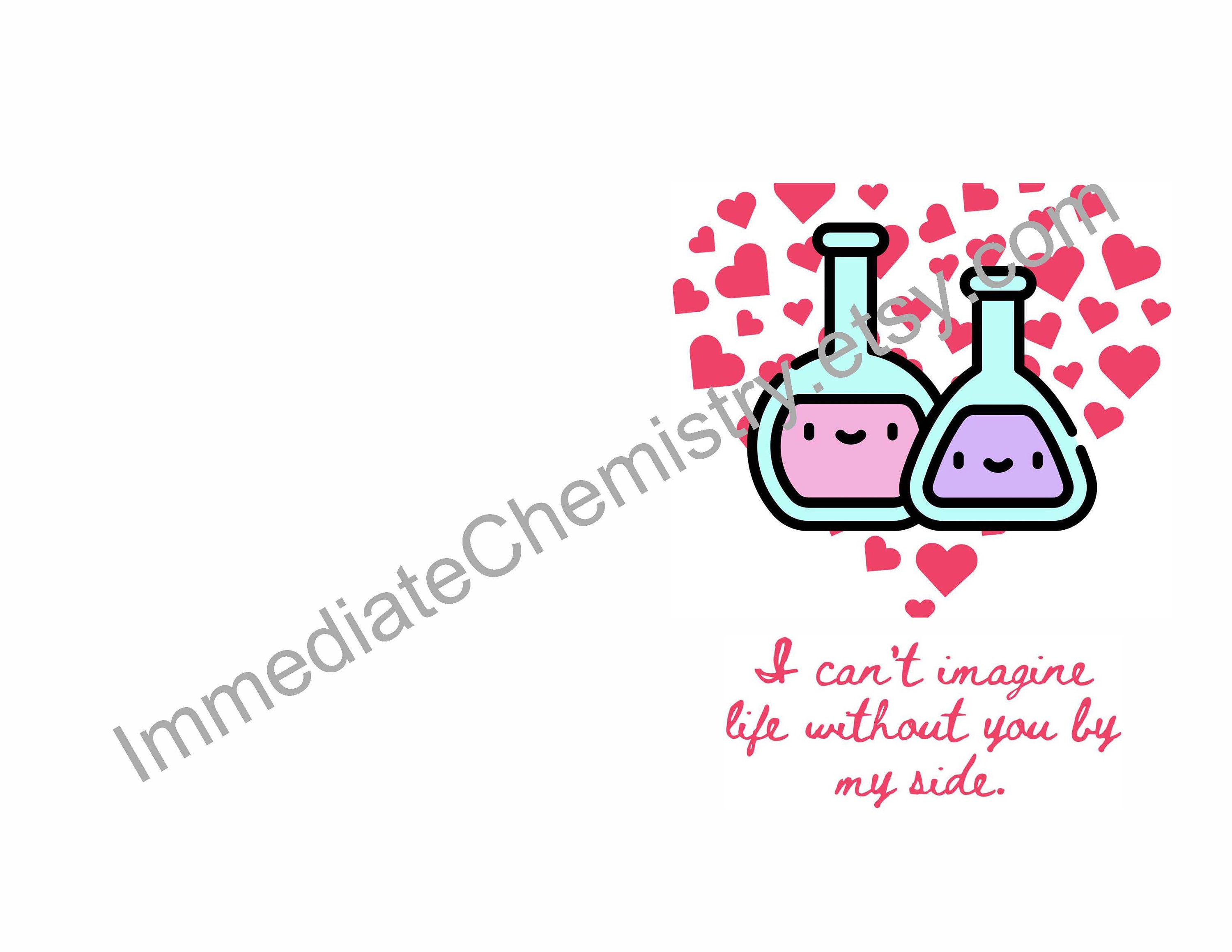 Printable Science Valentine's Card - Etsy