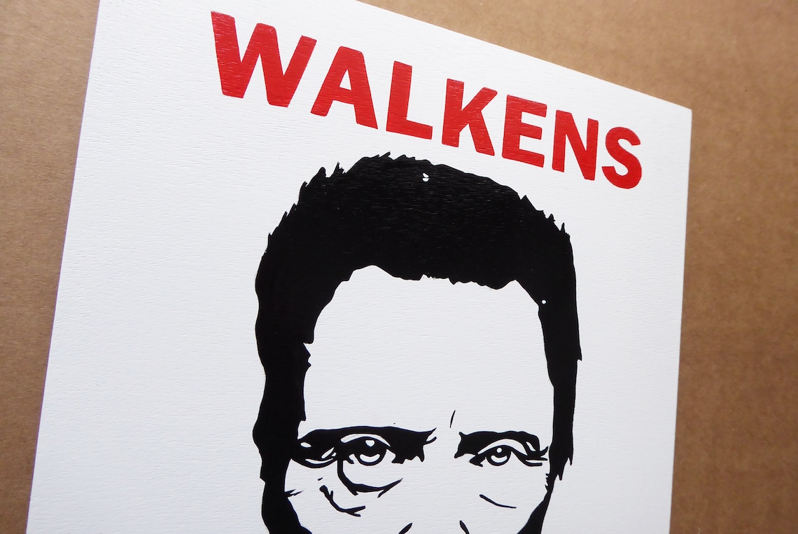 Walken Welcome Hand Painted Wooden Sign christopher Walken/tattoo/shop ...