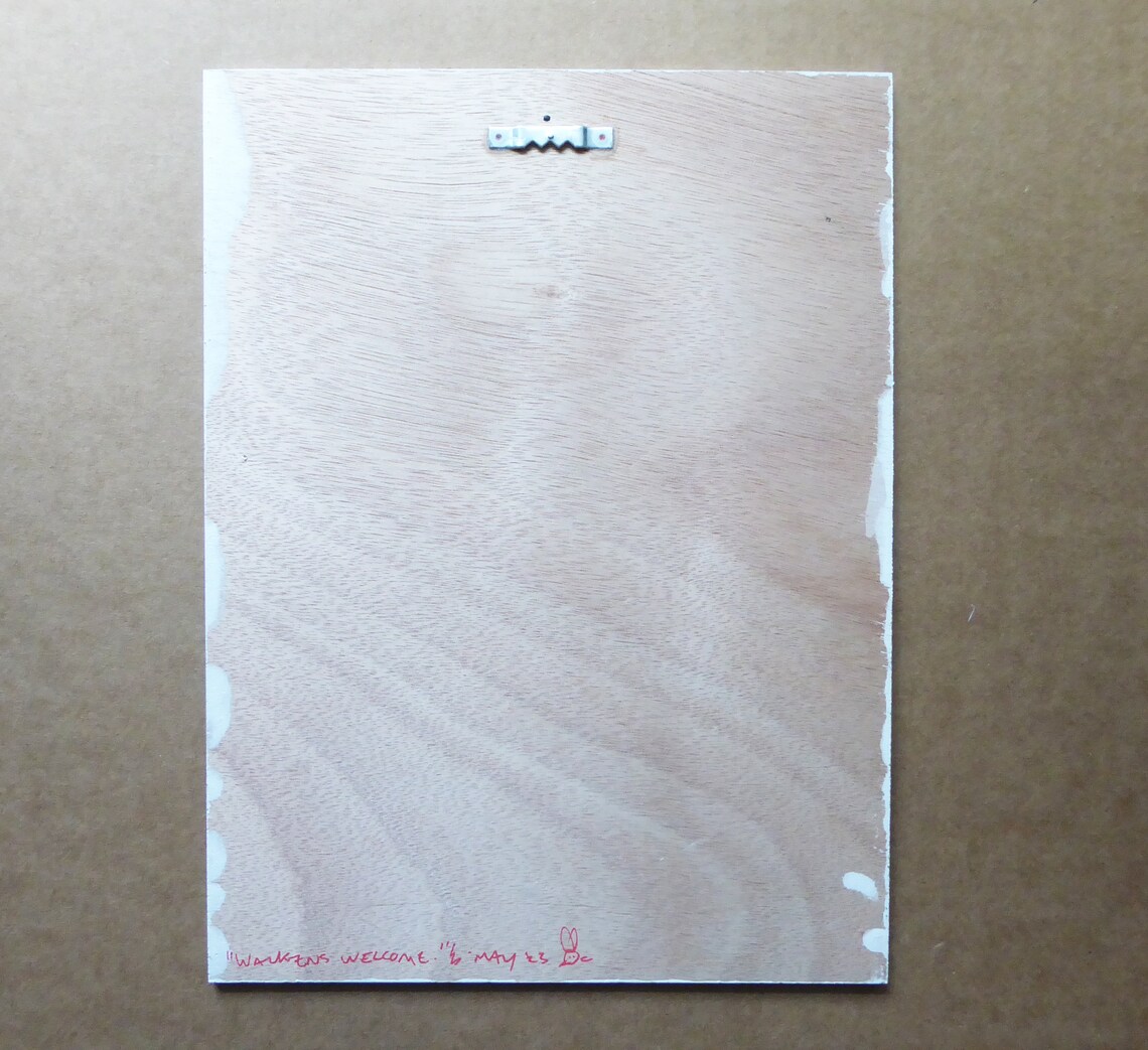 Walken Welcome Hand Painted Wooden Sign christopher Walken/tattoo/shop ...