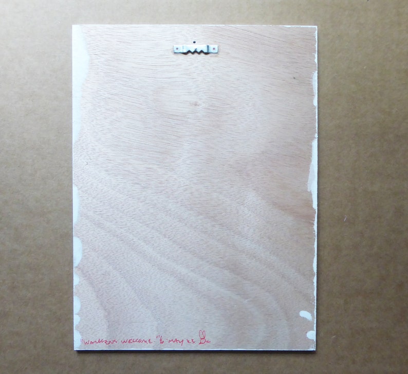 Walken Welcome Hand Painted Wooden Sign christopher Walken/tattoo/shop ...