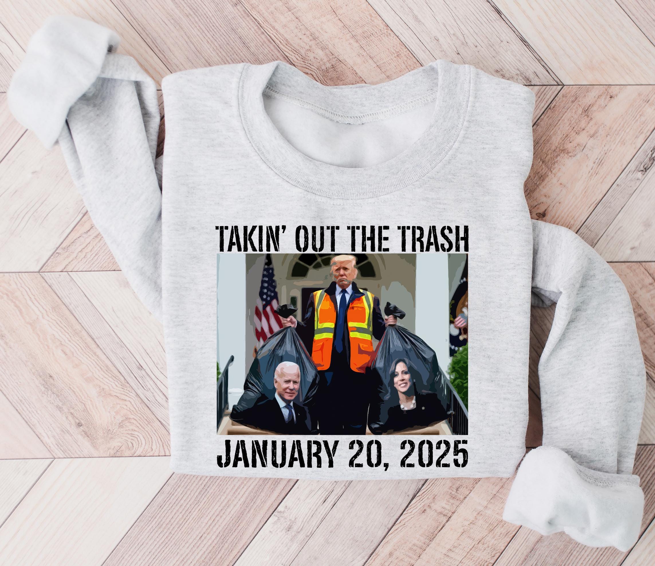 Takin Out the Trash Trump President Wins 47 Digital Design Png, Vote ...