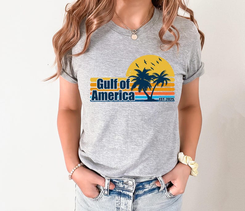 Gulf of America | Trump Gulf of Mexico Png, Political Viral Tshirts ...