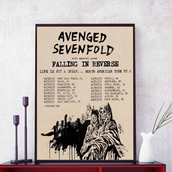 Falling in Reverse Poster - Etsy UK