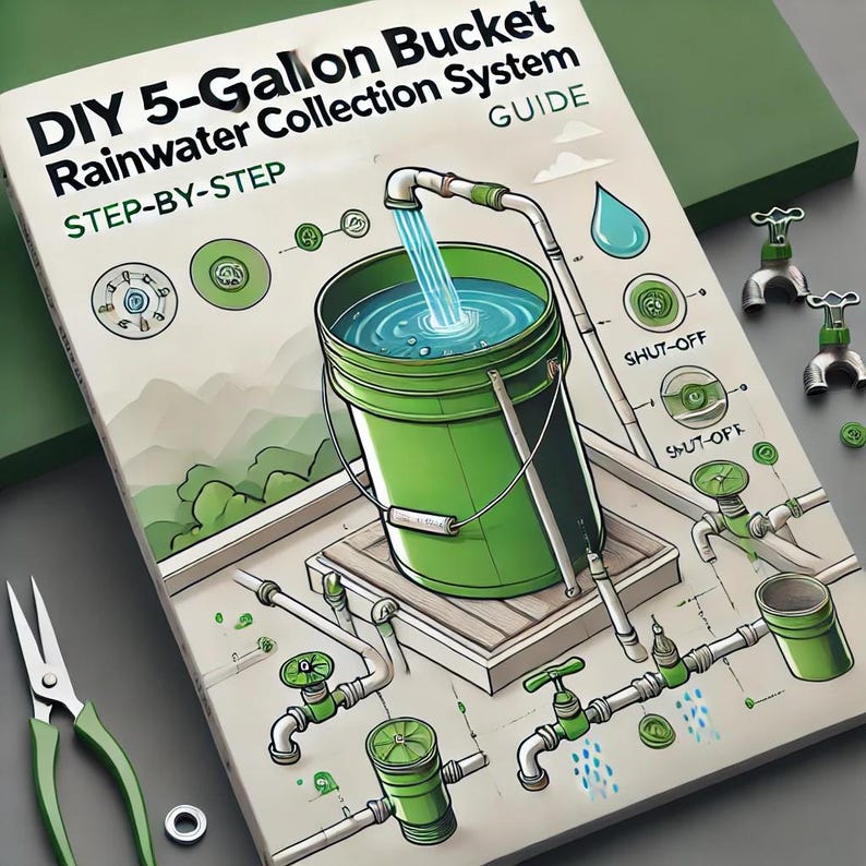 DIY 5-gallon Bucket Rainwater Collection System - Etsy