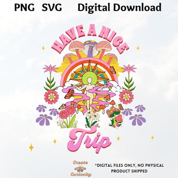 Trippy Svg - Etsy