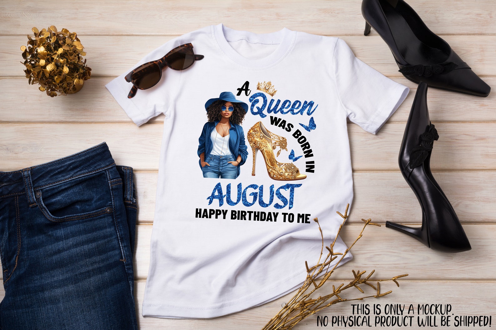 A Queen Was Born in August PNG, Black August Queen PNG, August Birthday ...