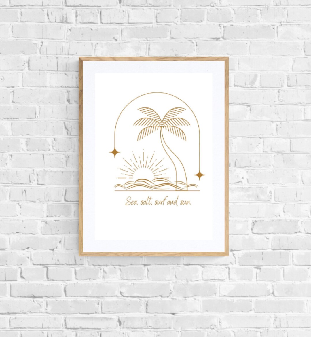 Sea, Salt, Surf and Sun. - Etsy