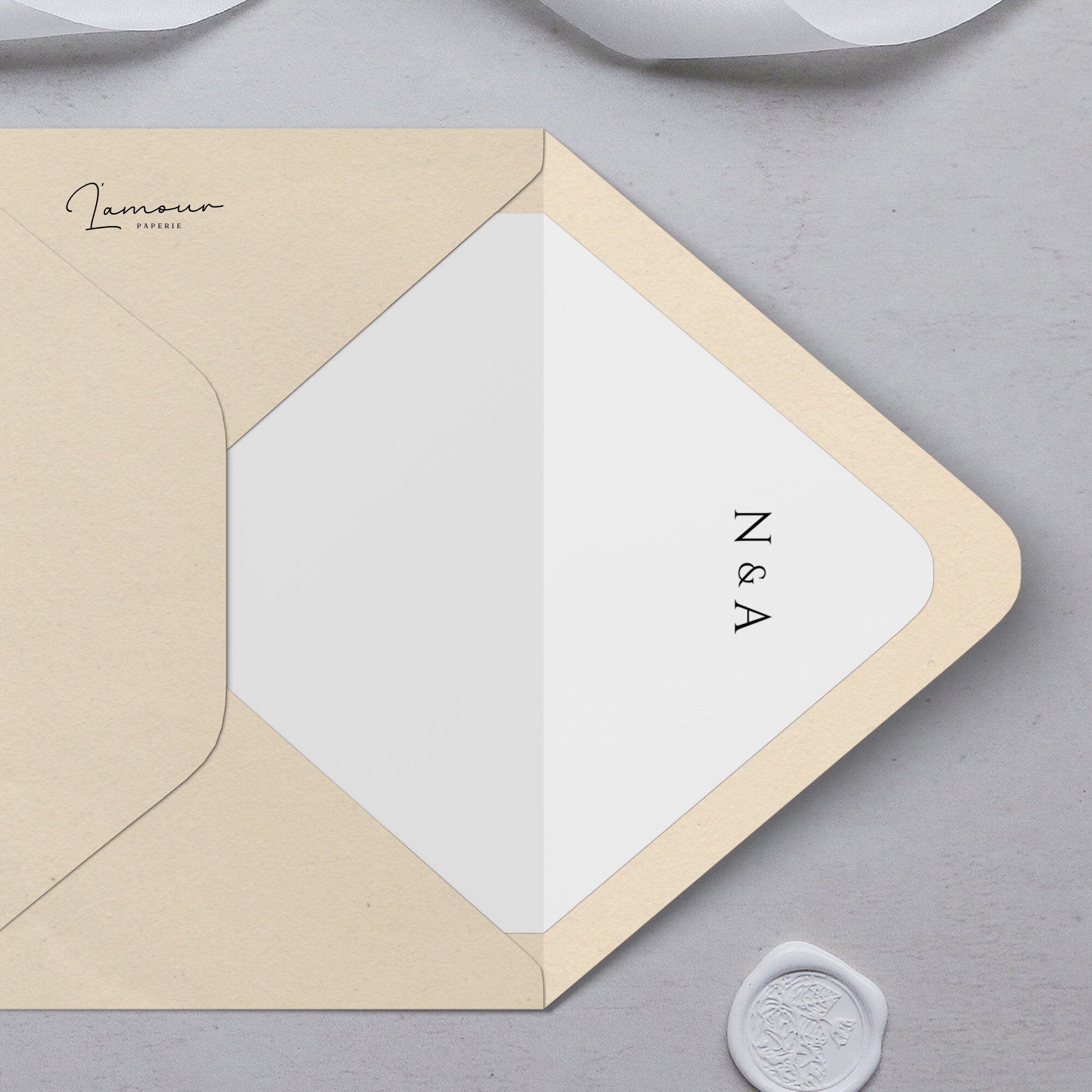 Minimalist Printable Envelope Liner, A7 Euro Flap and A7 Envelope Liner ...